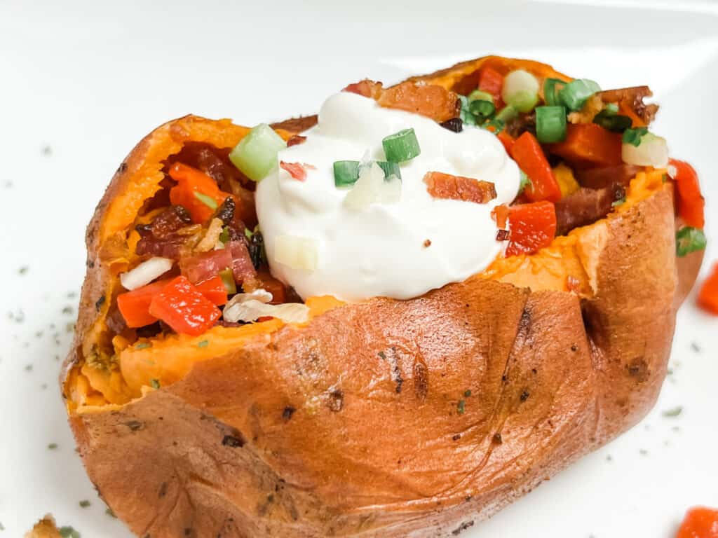 Ninja Speedi Southwest Stuffed Sweet Potatoes